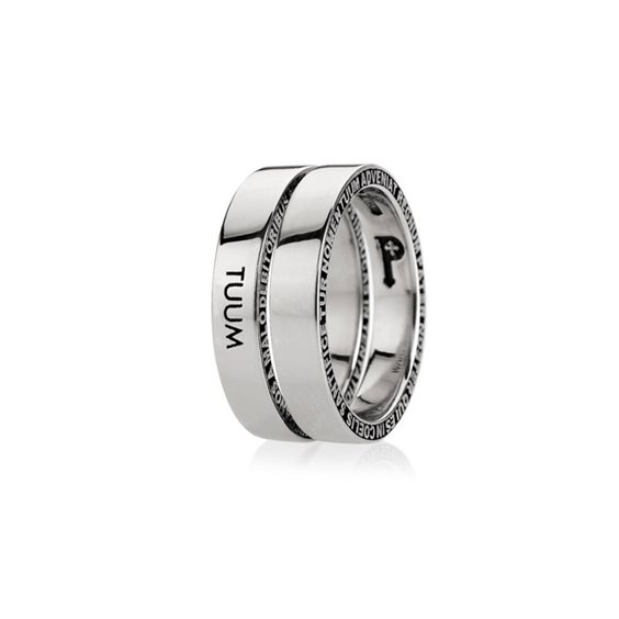 Oiritaly Ring - Unisex - Tuum - TUU2LP90E00-12 - Numero Due - Silver