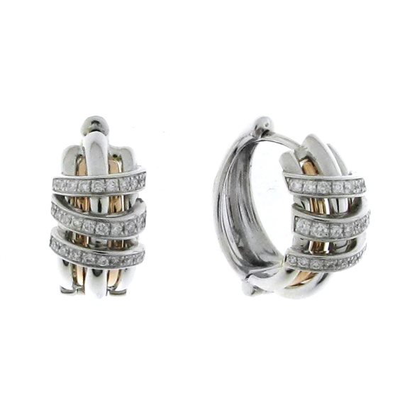 Oiritaly Orecchini - Donna - Chimento - 1008725BB700P - Vita - Oro bianco