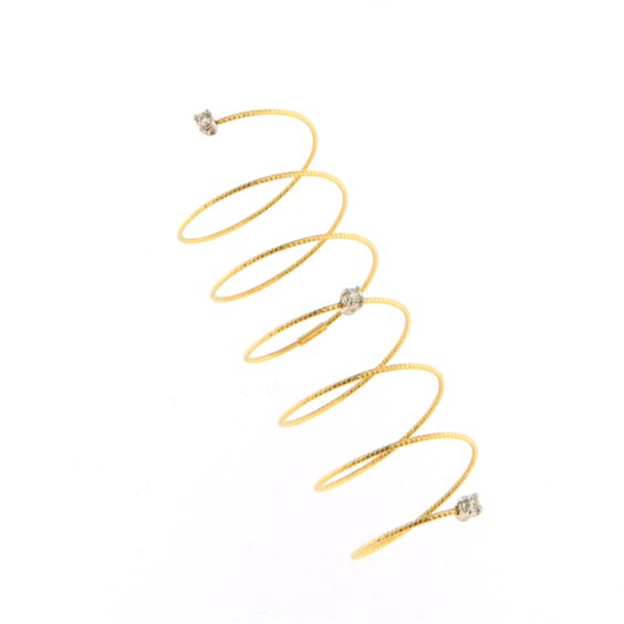 Oiritaly Ring - Woman - Magic Wire - 45-AS-GD-01-S - TRISTAR - Yellow Gold