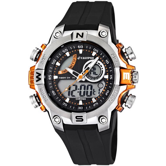 Oiritaly Orologio - Al quarzo - Uomo - Calypso - K5586/4 - Digital ...