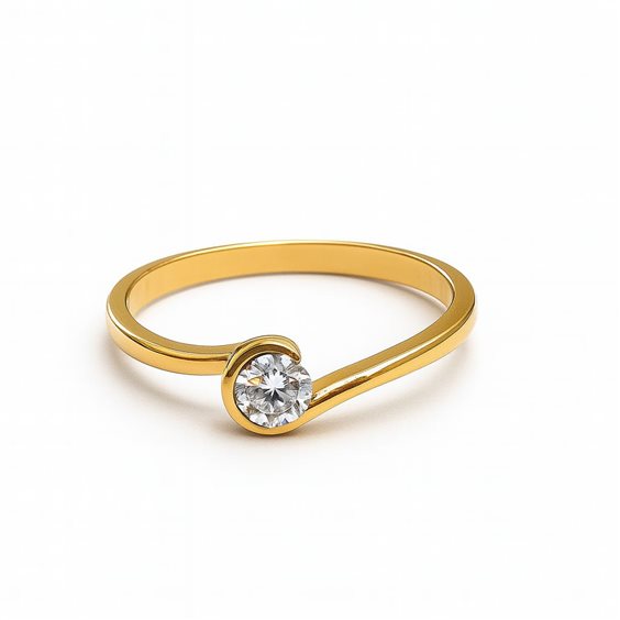 Oiritaly Anello - Donna - Idee Preziose dal 1987 - IP.AK18G/50 - Oro giallo